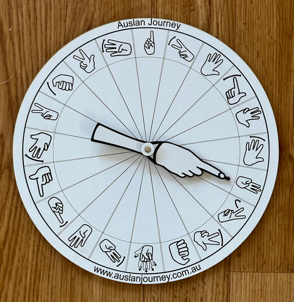 Numbers Wooden Spinner Board – Auslan Journey