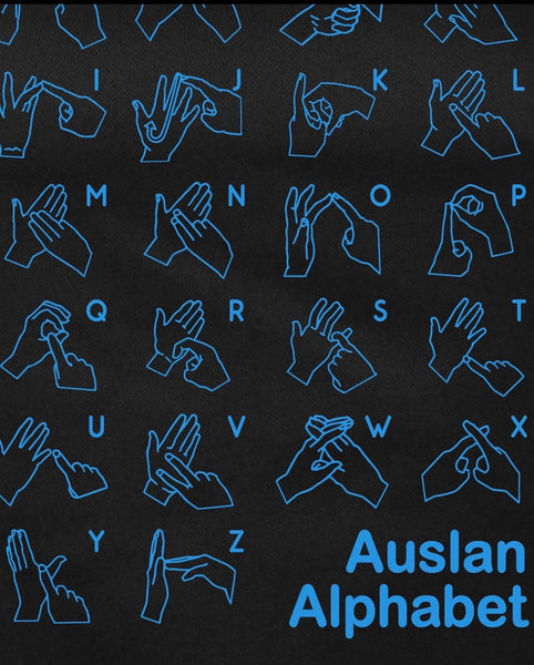 Auslan Alphabet Apron – Auslan Journey