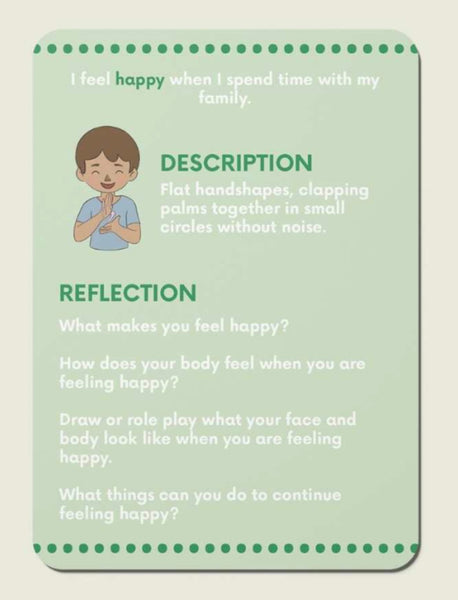 Zones of Feelings flashcards – Auslan Journey