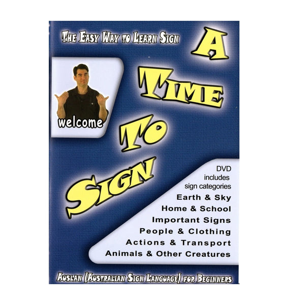 A Time to Sign - Learn Auslan DVD – Auslan Journey