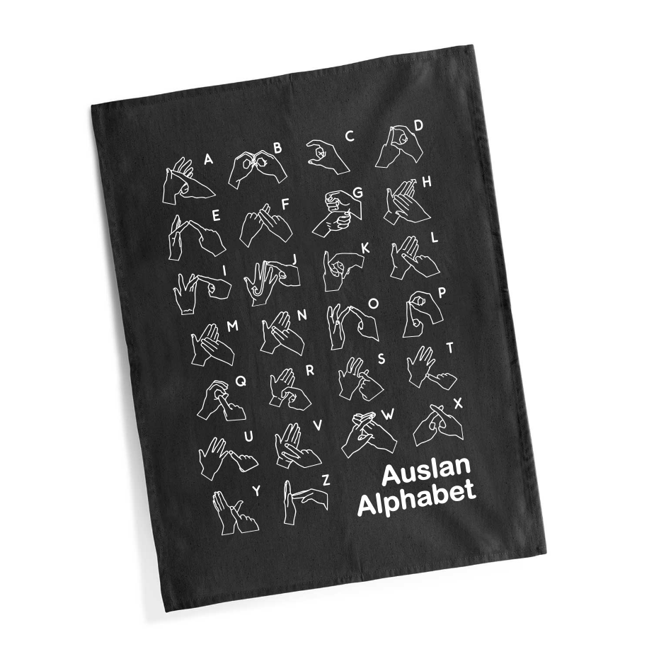 Auslan Alphabet - Tea Towels – Auslan Journey