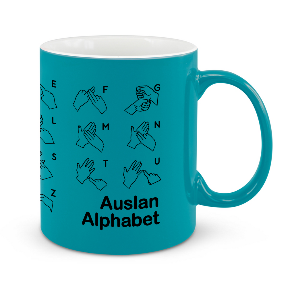 Auslan Alphabet Coffee Mug – Auslan Journey