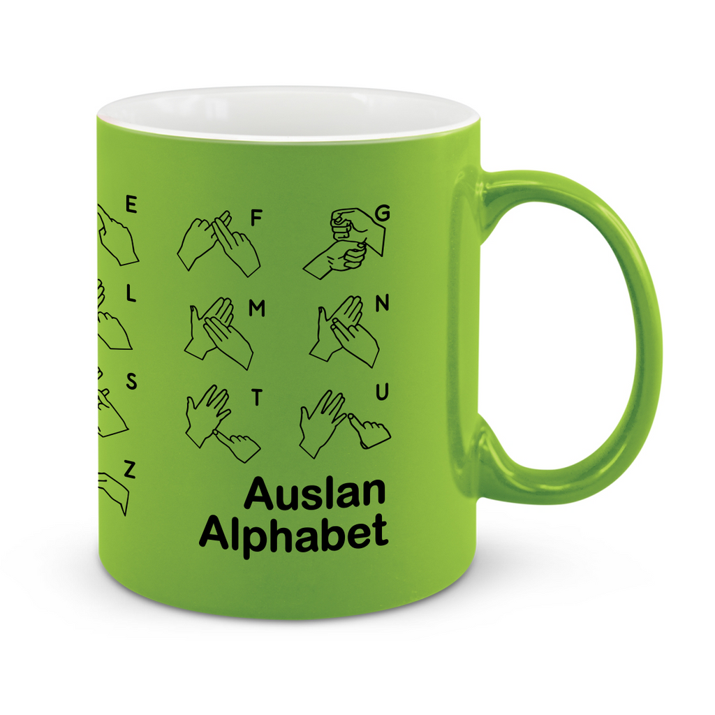 Auslan Alphabet Coffee Mug – Auslan Journey