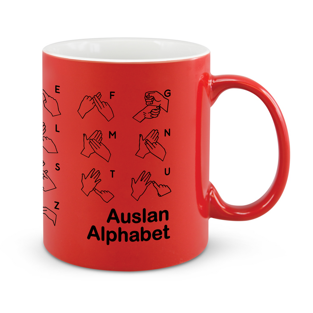 Auslan Alphabet Coffee Mug – Auslan Journey