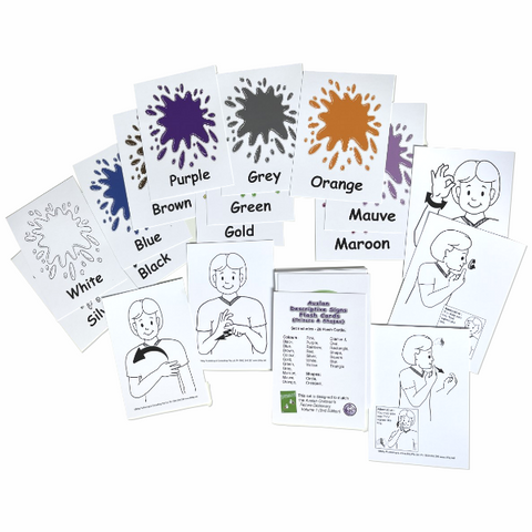 Descriptives - Auslan Flashcards – Auslan Journey