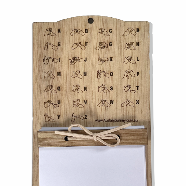 Fridge Magnet Auslan Alphabet Notebook – Auslan Journey