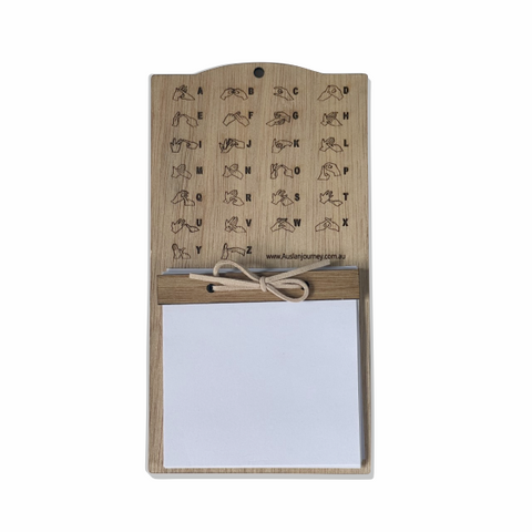 Fridge Magnet Auslan Alphabet Notebook – Auslan Journey