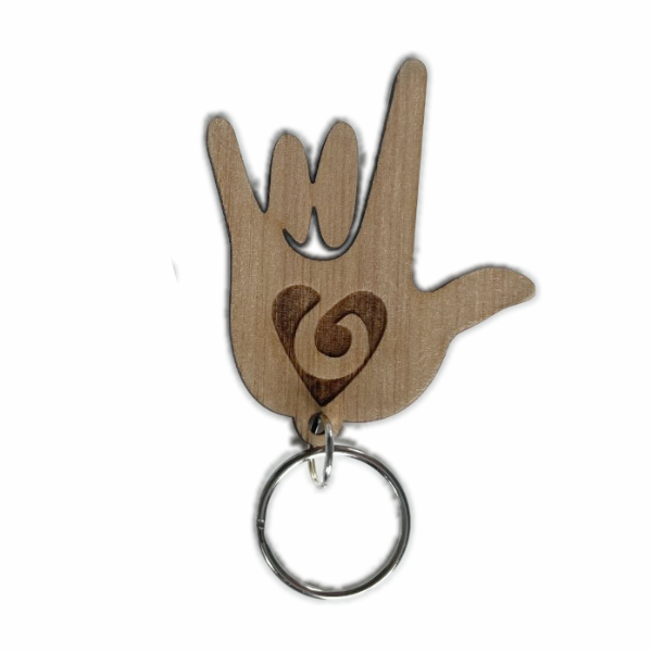 I love you - Auslan Handshape Keyring – Auslan Journey