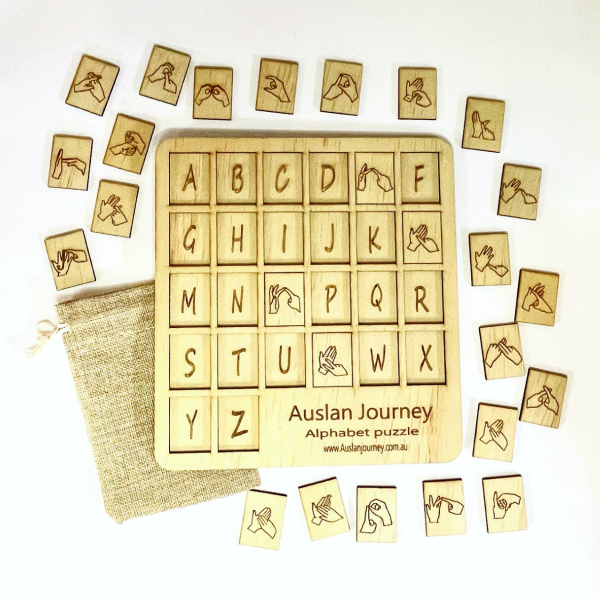 Auslan Alphabet - Wooden Puzzle – Auslan Journey