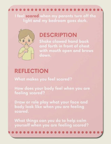 Zones of Feelings flashcards – Auslan Journey
