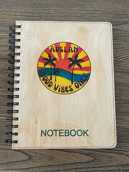 Wooden Auslan Good Vibes Only Notebook – Auslan Journey