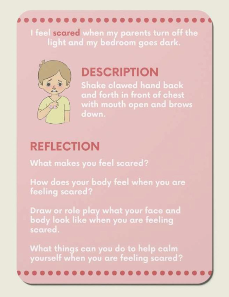 Zones of Feelings flashcards – Auslan Journey