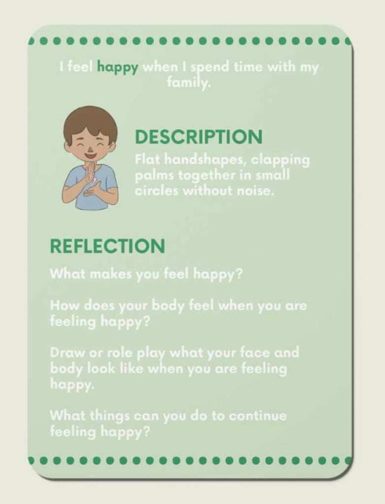 Zones of Feelings flashcards – Auslan Journey