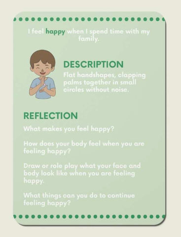 Zones of Feelings flashcards – Auslan Journey